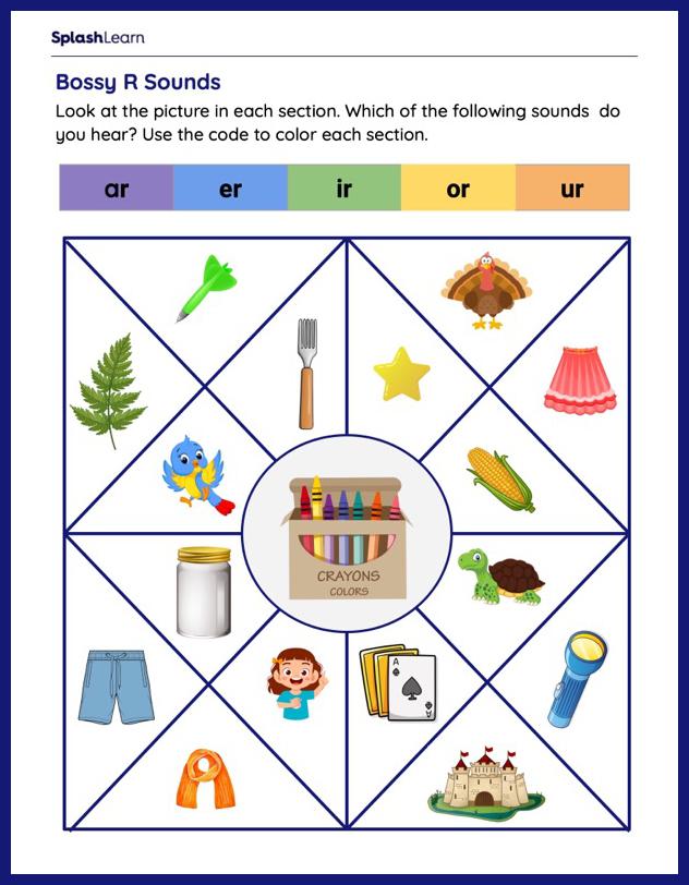 Phonics Worksheets Free Printable SplashLearn