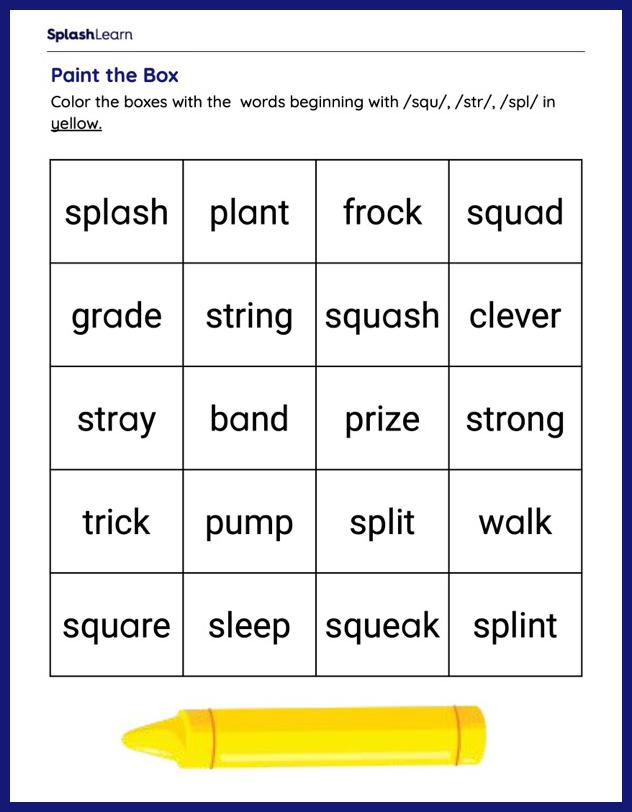 Phonics Worksheets For 2nd Graders Online SplashLearn