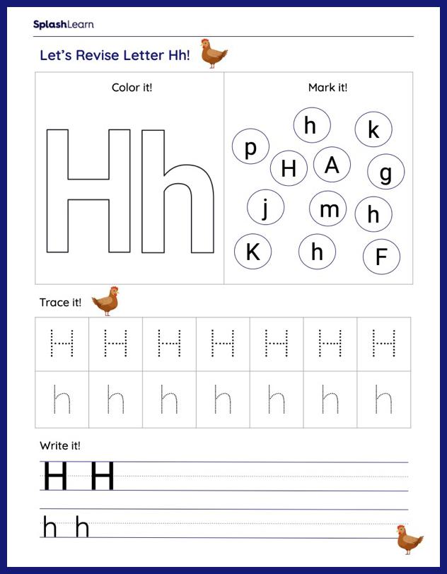 Letter H Writing Practice Worksheet Free Kindergarten English Worksheet Letter H Writing Practice Worksheet Free Kindergarten English Worksheet