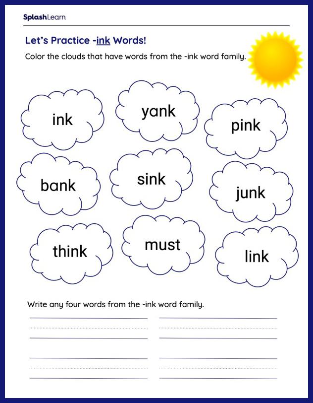 Rhyming Words Worksheets For Kids Online SplashLearn Rhyming Words Worksheets For Kids Online SplashLearn