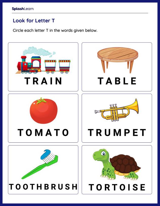 Letter T Worksheets For Kindergarten Worksheets For Kindergarten