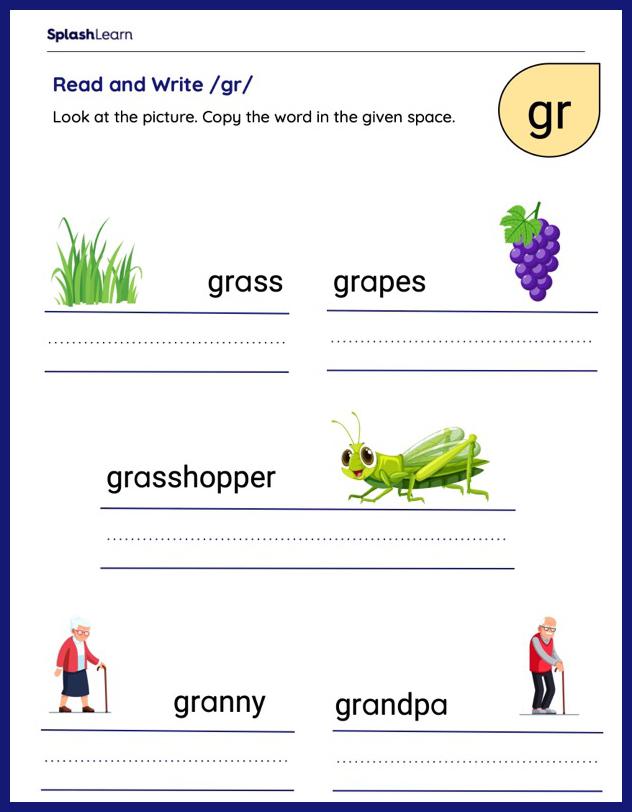 GR Blend Worksheets For 1st Graders Online SplashLearn GR Blend Worksheets For 1st Graders Online SplashLearn