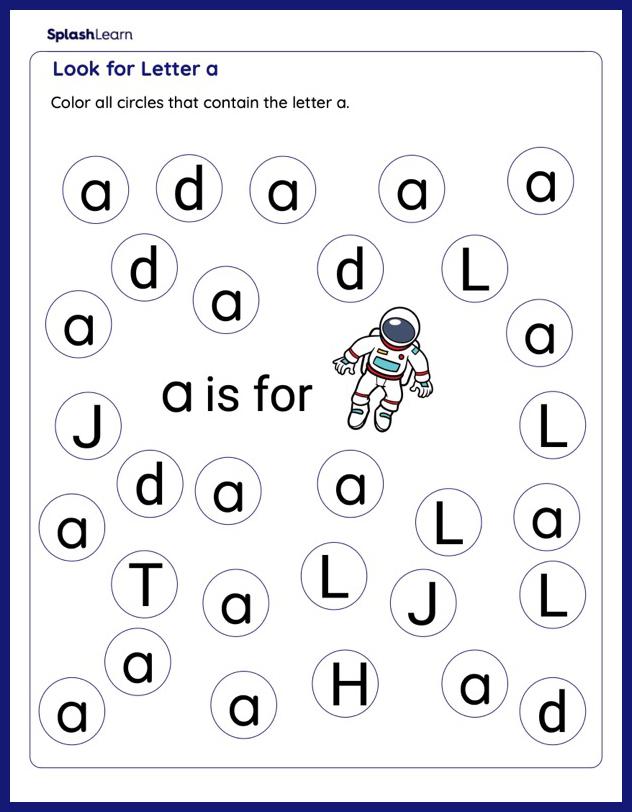 Printable Preschool English Worksheets For Kids Online