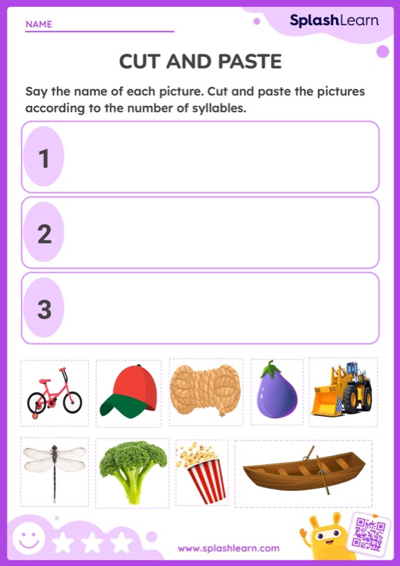 Syllables Worksheets Free Printable SplashLearn