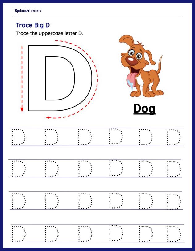 Uppercase Letter Tracing Worksheets Free Printable Infoupdate