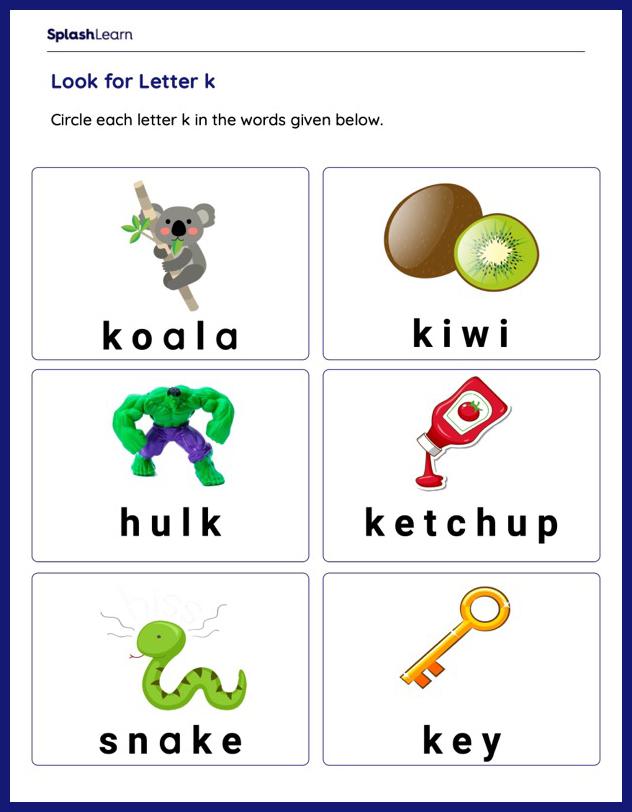 Letter K Games For Kids Online SplashLearn Letter K Games For Kids Online SplashLearn