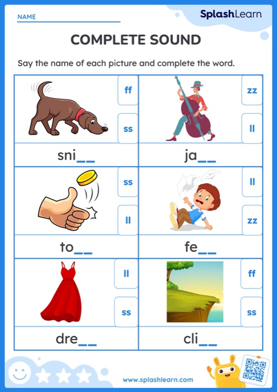 Complete The Word With Double Letters Worksheet Printable English Sheet Complete The Word With Double Letters Worksheet Printable English Sheet