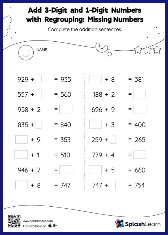 Addition Worksheets 3rd Grade Worksheets For Kindergarten