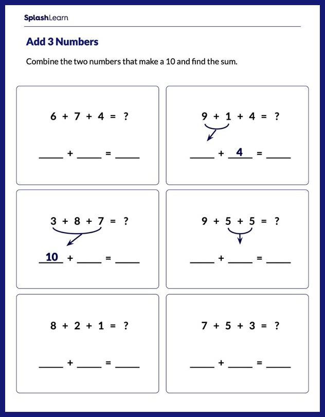 2nd Grade Math Addition Worksheets Free Printable SplashLearn 2nd Grade Math Addition Worksheets Free Printable SplashLearn