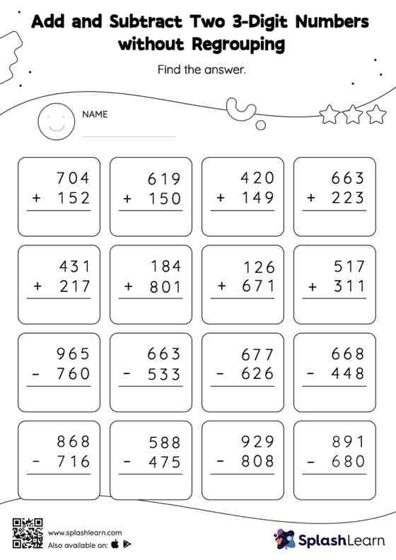 Add Two 3 digit Numbers 2nd Grade Math Learning Resources