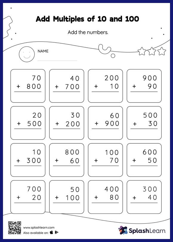Addition Worksheets For Kids Online SplashLearn Page 7