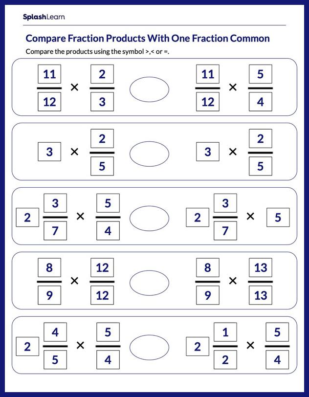 Grade 5 Fractions Worksheets Equivalent Fractions K5 Learning 