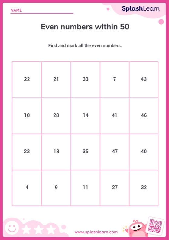 Even And Odd Numbers Worksheets For 3rd Graders Online