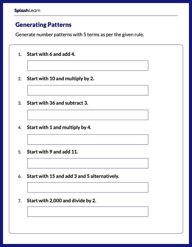 Number Patterns Worksheet For Grade 3 Worksheetspack Vrogue co