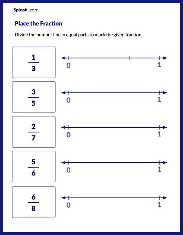 Third Grade Math Worksheets Free Printable K5 Learning Equivalent Fractions With Numerators 