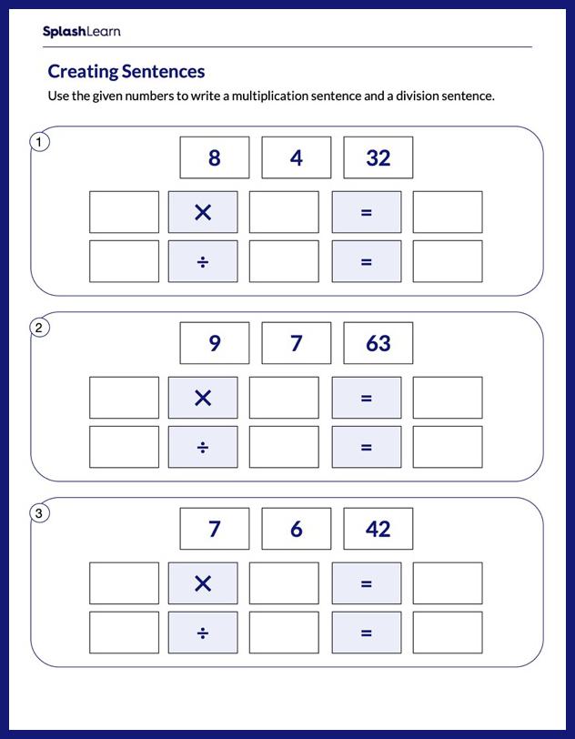 Free Printable Division Worksheets For Kids SplashLearn