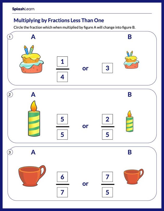 Fractions Worksheets For 5th Graders Online SplashLearn Fractions Worksheets For 5th Graders Online SplashLearn