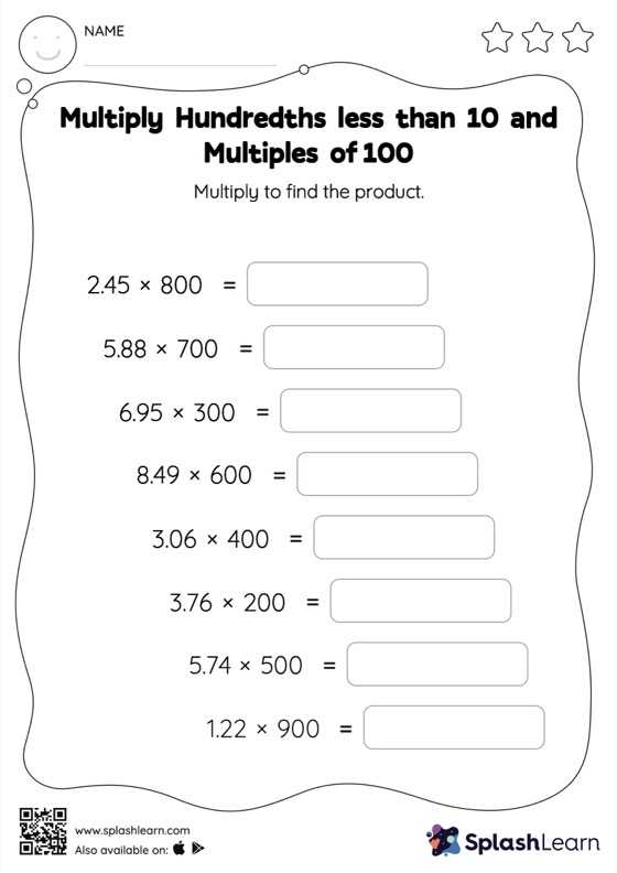 Multiply Decimals By Powers Of 10 Worksheets For Kids Online SplashLearn