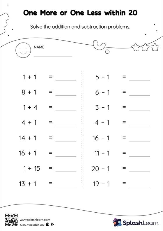 Addition And Subtraction Within 20 Worksheets Worksheets For Kindergarten