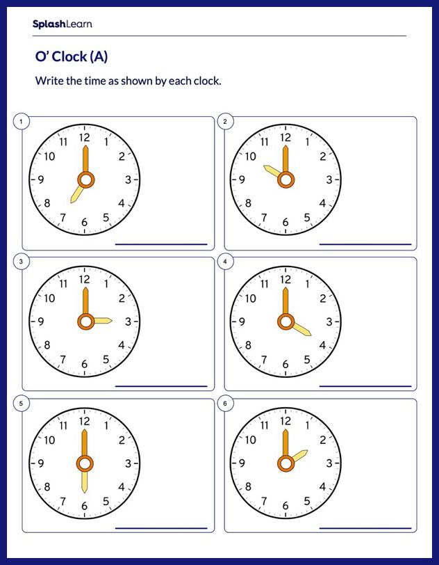 Grade 3 Telling Time Worksheet Read The Clock 1 Minute Intervals K5 