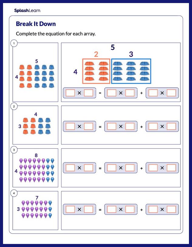 Multiplication arrays Interactive Worksheet Live 56 OFF