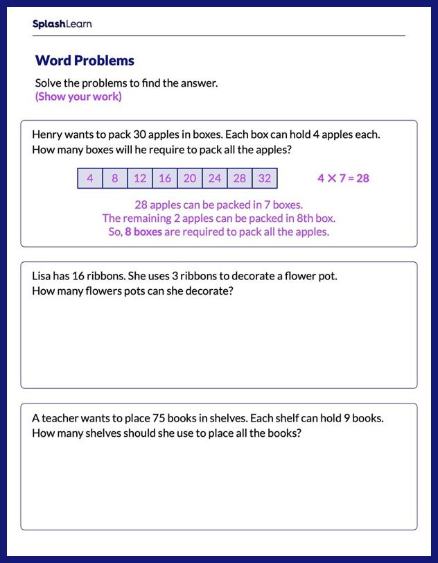Division Word Problems Worksheets Basic Division Word Problems Jayvon Davidson