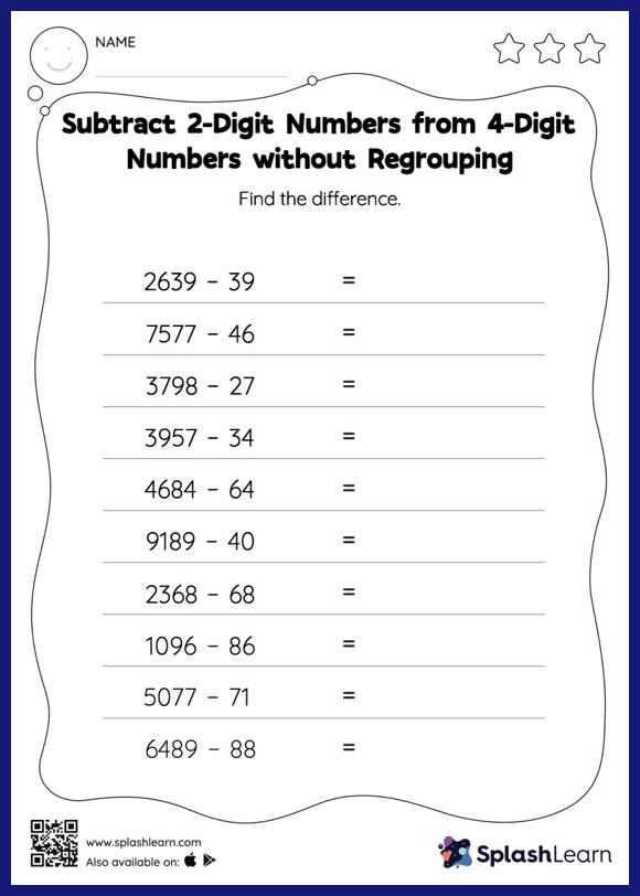 Subtraction Worksheets Without Regrouping Worksheets For Kindergarten Subtraction Worksheets Without Regrouping Worksheets For Kindergarten