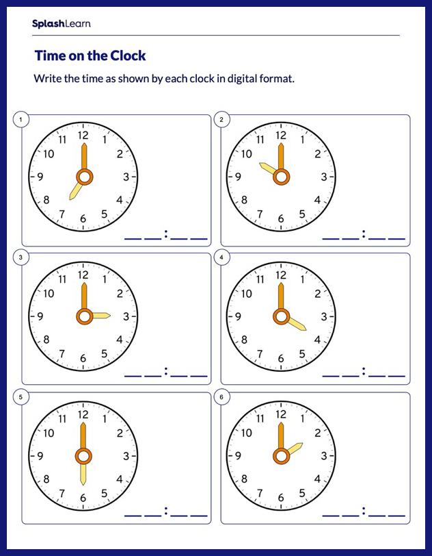 Grade 2 Telling Time Worksheets Free Printable K5 Learning Telling 