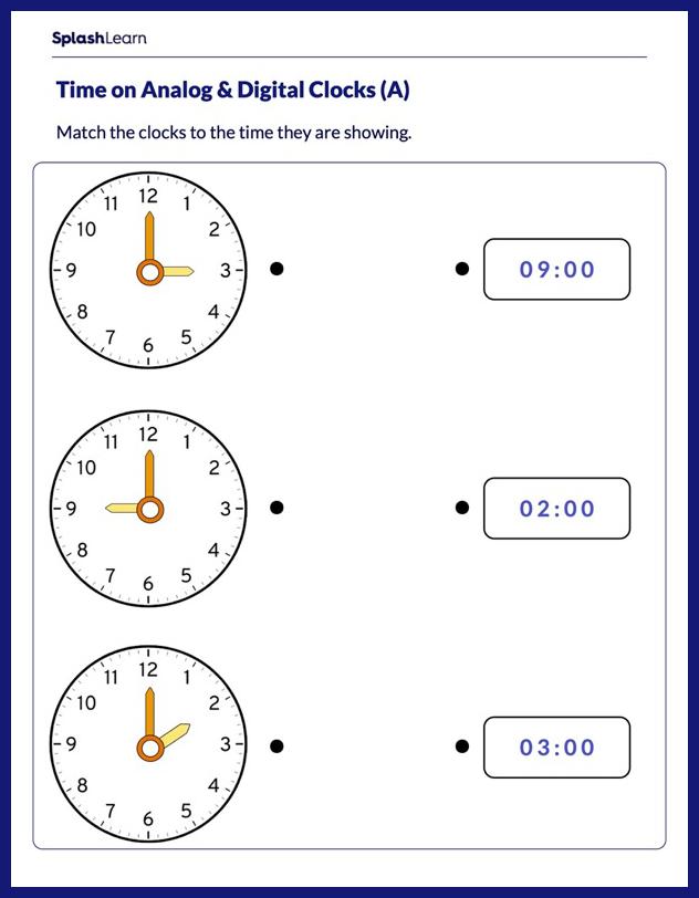 1st Grade Telling Time Worksheets Free Printable K5 Learning Telling 