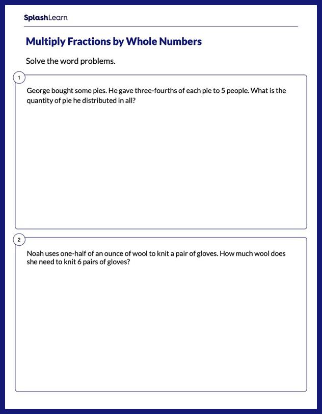 How To Solve Fraction Word Problems 5th Grade