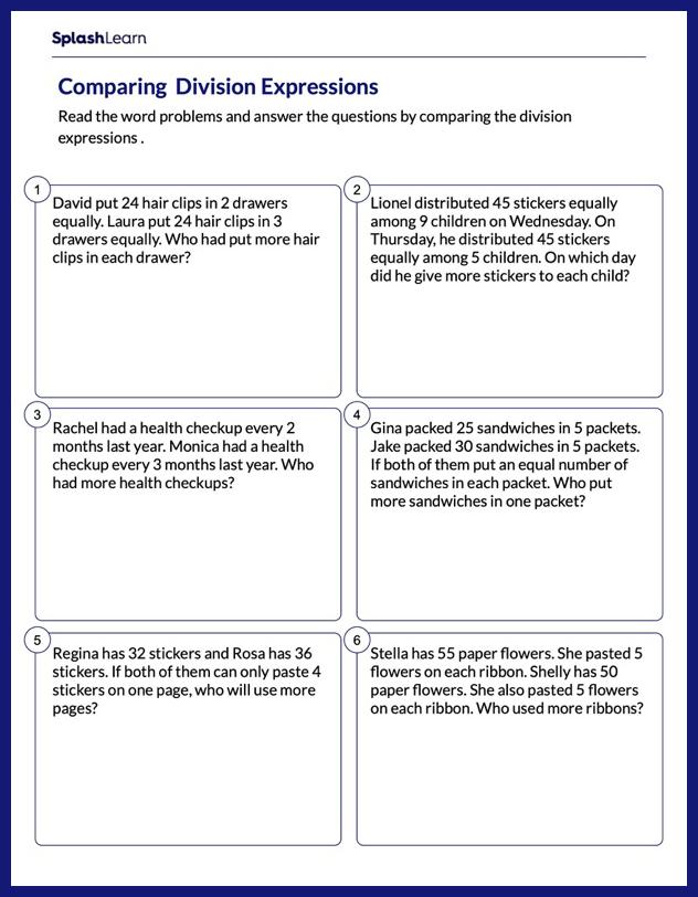 Word Problems Resources For 5th Graders Kids Online SplashLearn