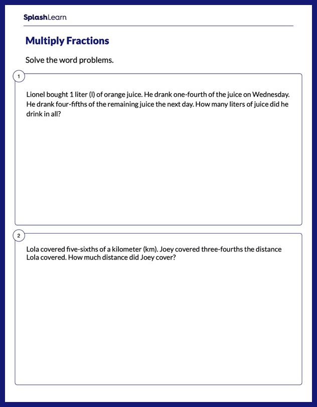 How To Solve Fraction Word Problems 5th Grade How To Solve Fraction Word Problems 5th Grade