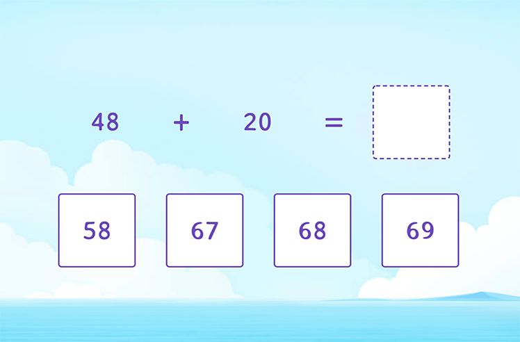 Games For Kids On Adding 2 Digit Numbers To 2 Digit Numbers Online 