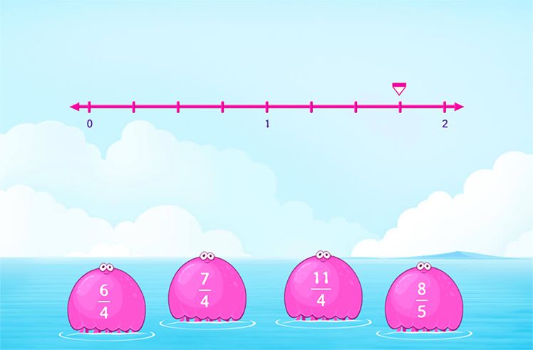 Mixed Numbers And Improper Fractions Games For Kids Online SplashLearn
