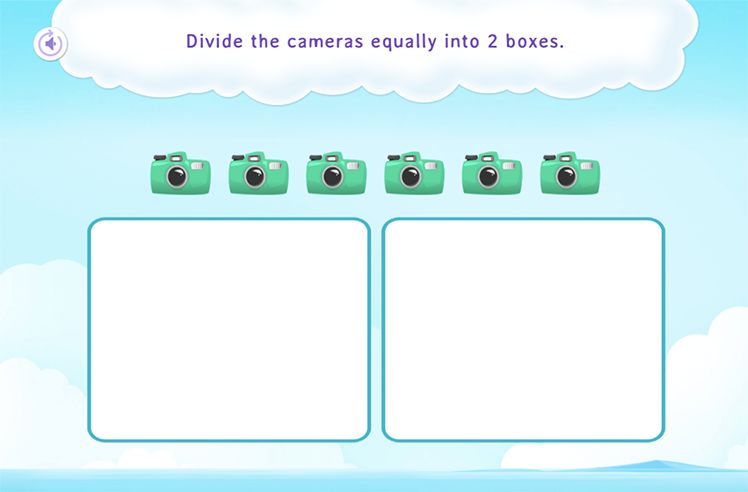 Divide Objects Into Equal Groups Game Math Games SplashLearn