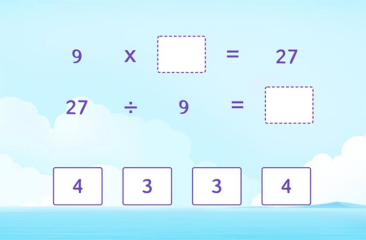 Division Facts Of 9 Games For Kids Online SplashLearn