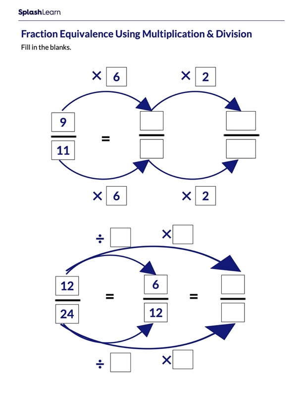 Equivalent Fraction Worksheets Grade 4 Math Worksheets Equivalent Equivalent Fraction Worksheets Grade 4 Math Worksheets Equivalent